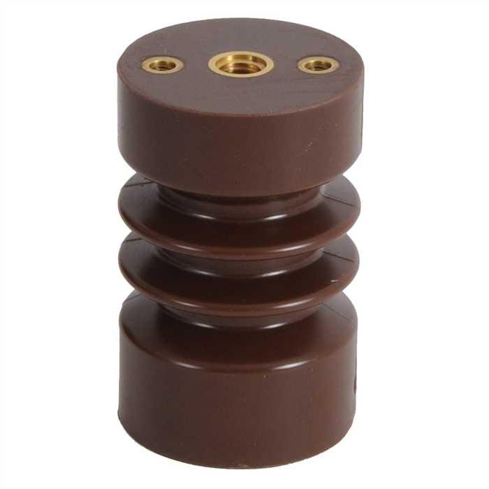 Isolateur support pour service intérieur en epoxy - hauteur 95 mm ...